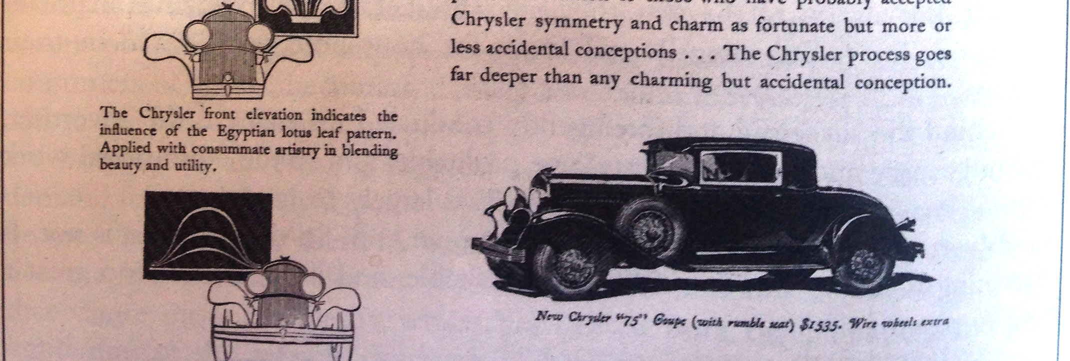 The Chrysler Motor Company and Classical Art - Roman Roads Press