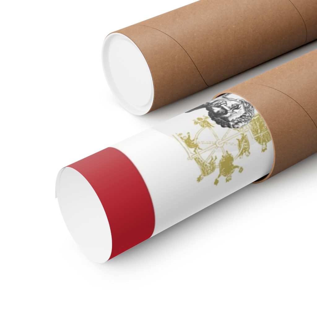 The Roman Authors • Old Western Culture Poster – Roman Roads Press